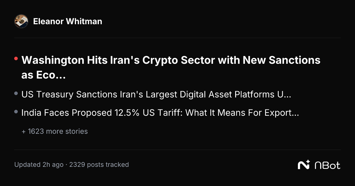 Eleanor Whitman - NBot Tracker | nbot.ai
